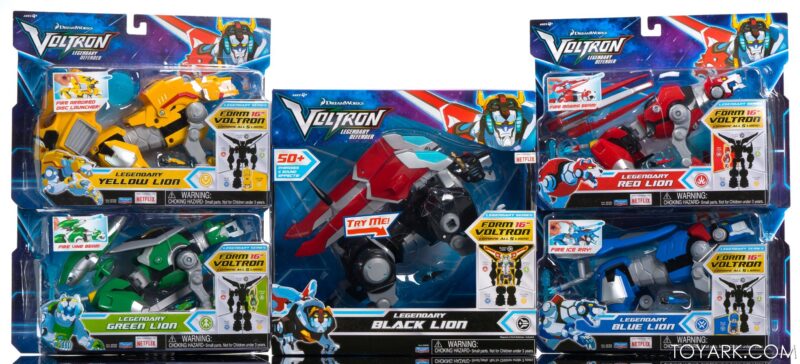 VOLTRON 40th Anniversary Classic Legendary 5 Lions Pack Form 16"