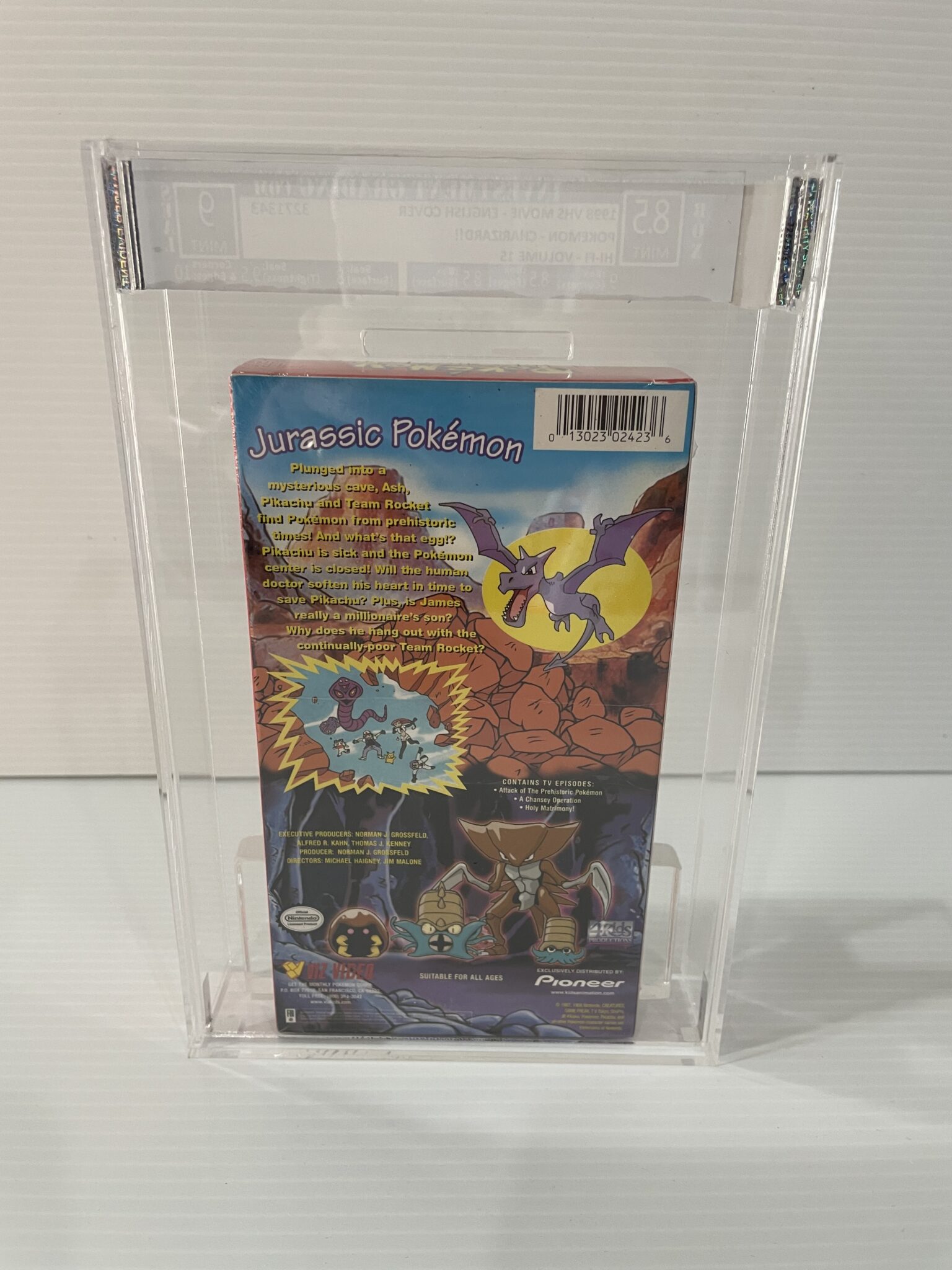 POKÉMON VHS Movie Pokémon - Charizard!! Graded First Appearance ...