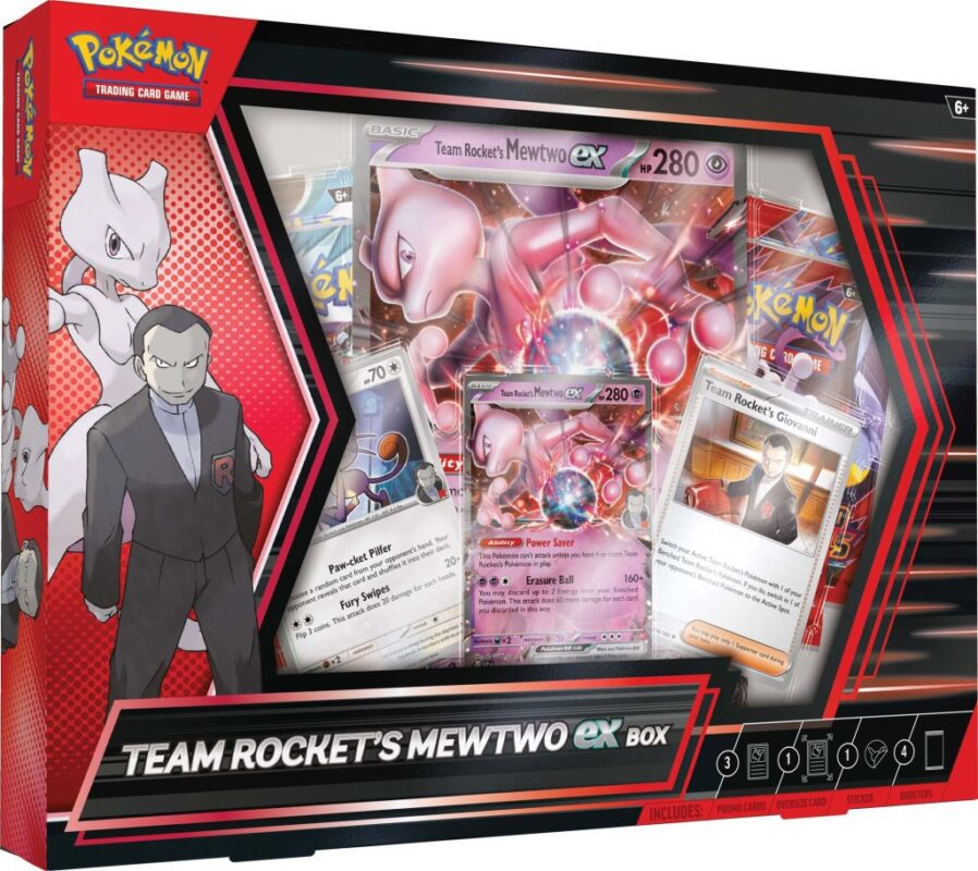 Pokemon TCG Team Rocket's Mewtwo ex Box | Panosh Place
